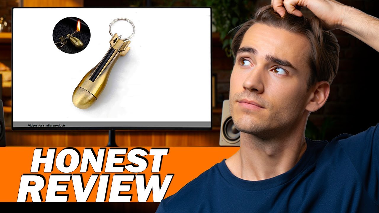 Keychain Matchstick Fire Starter Review – Durable Flint Metal Lighter ...