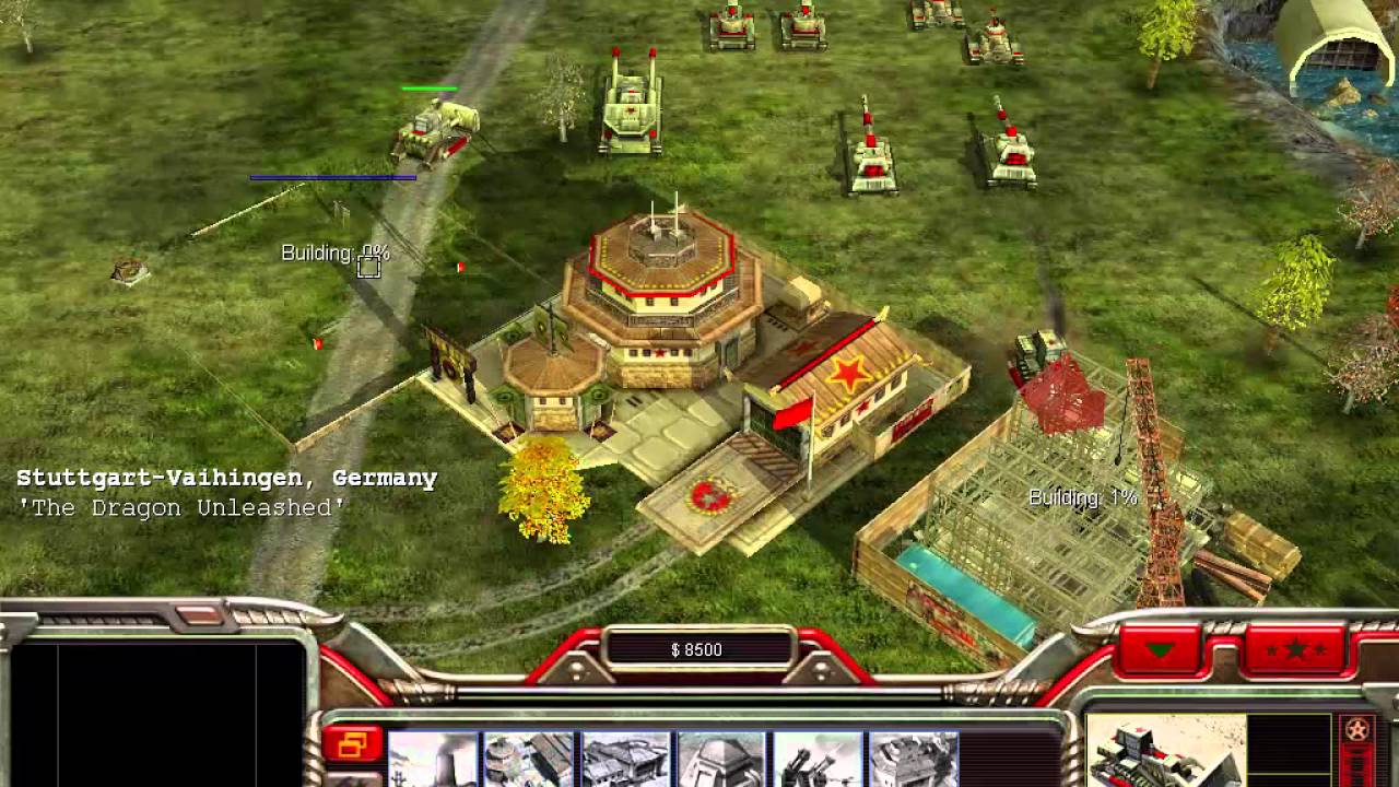 command and conquer general zero hour china mission one - YouTube
