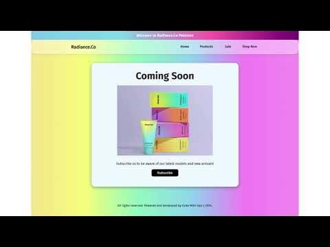 Complete Responsive Website Using HTML CSS | Responsive Cosmetics Web Design Tutorial - YouTube