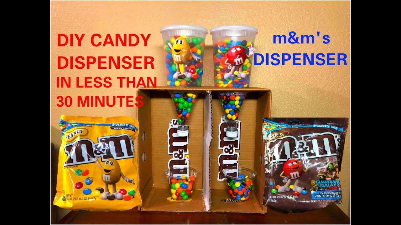 DIY How To Make A Candy Dispenser - YouTube