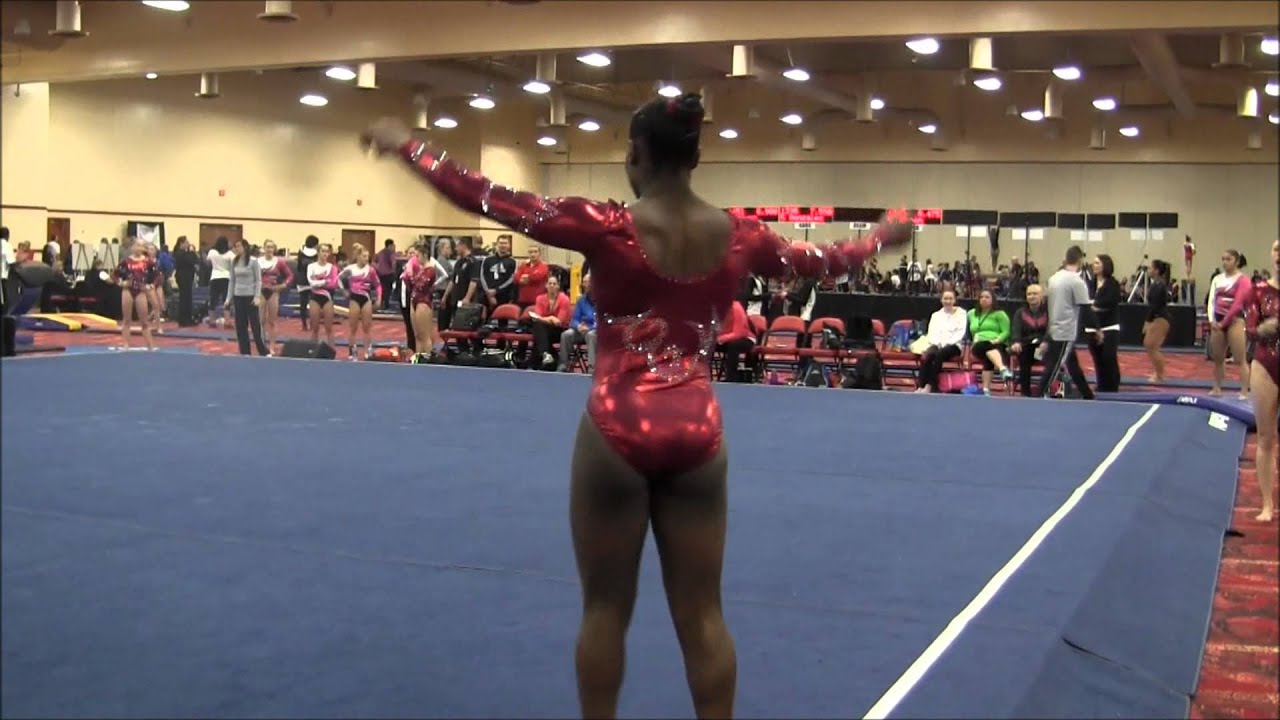 Ellie Pascoe-Long Level 10 floor exercise, Lady Luck Las Vegas Meet Jan ...