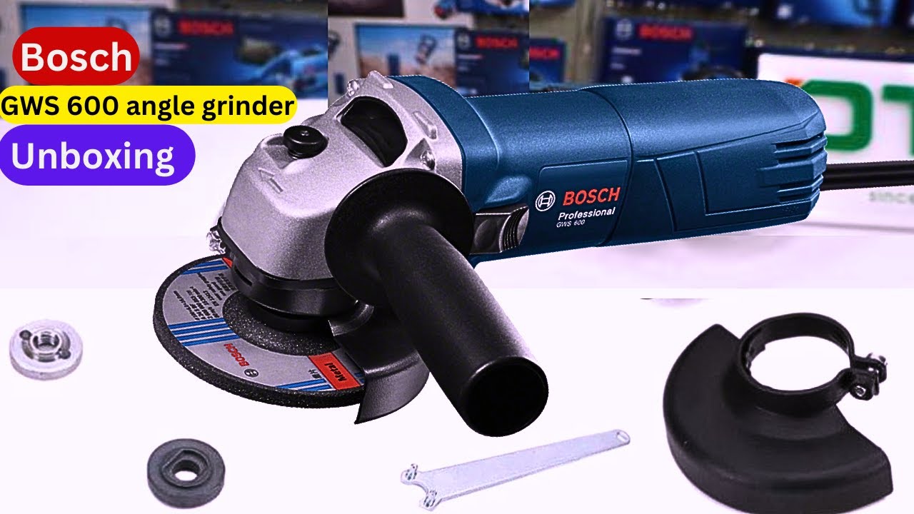 Bosch gws 600 angle grinder unboxing | ander 2000 best angle grinder ...
