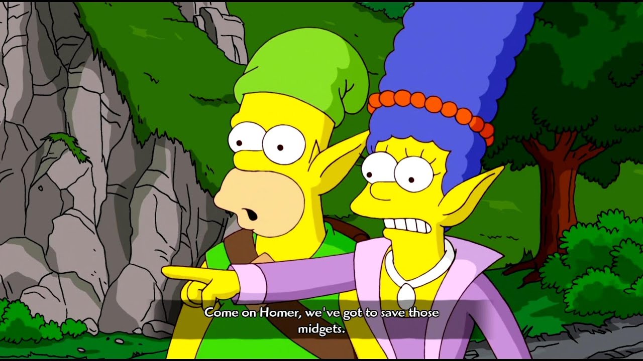 The Simpsons Game Walkthrough Part 12 - NeverQuest [HD 1080p] (Xbox360 ...