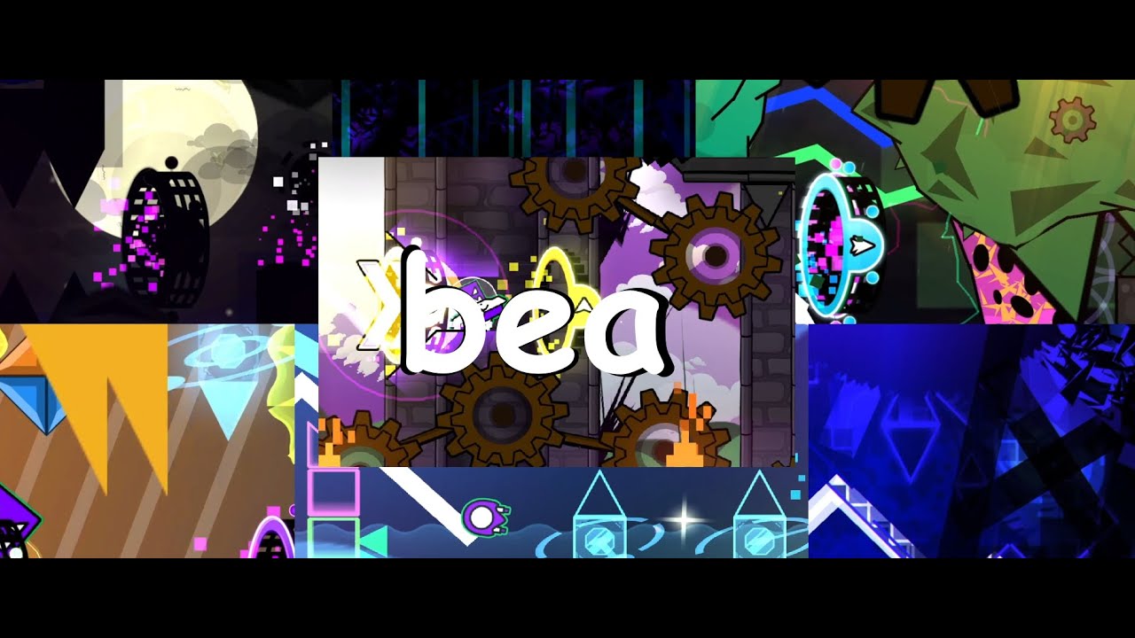 geometry dash building stuff - YouTube