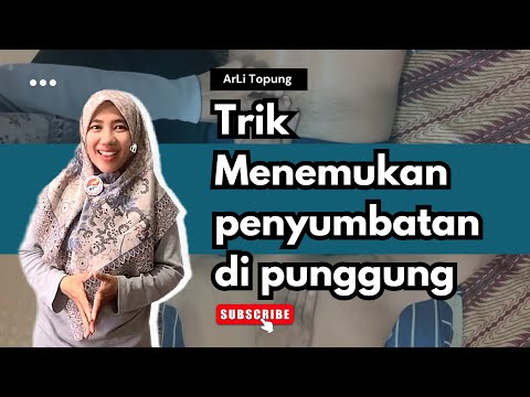 Trik Menemukan Penyumbatan di Punggung/ Cara Deteksi Penyumbatan di Punggung 