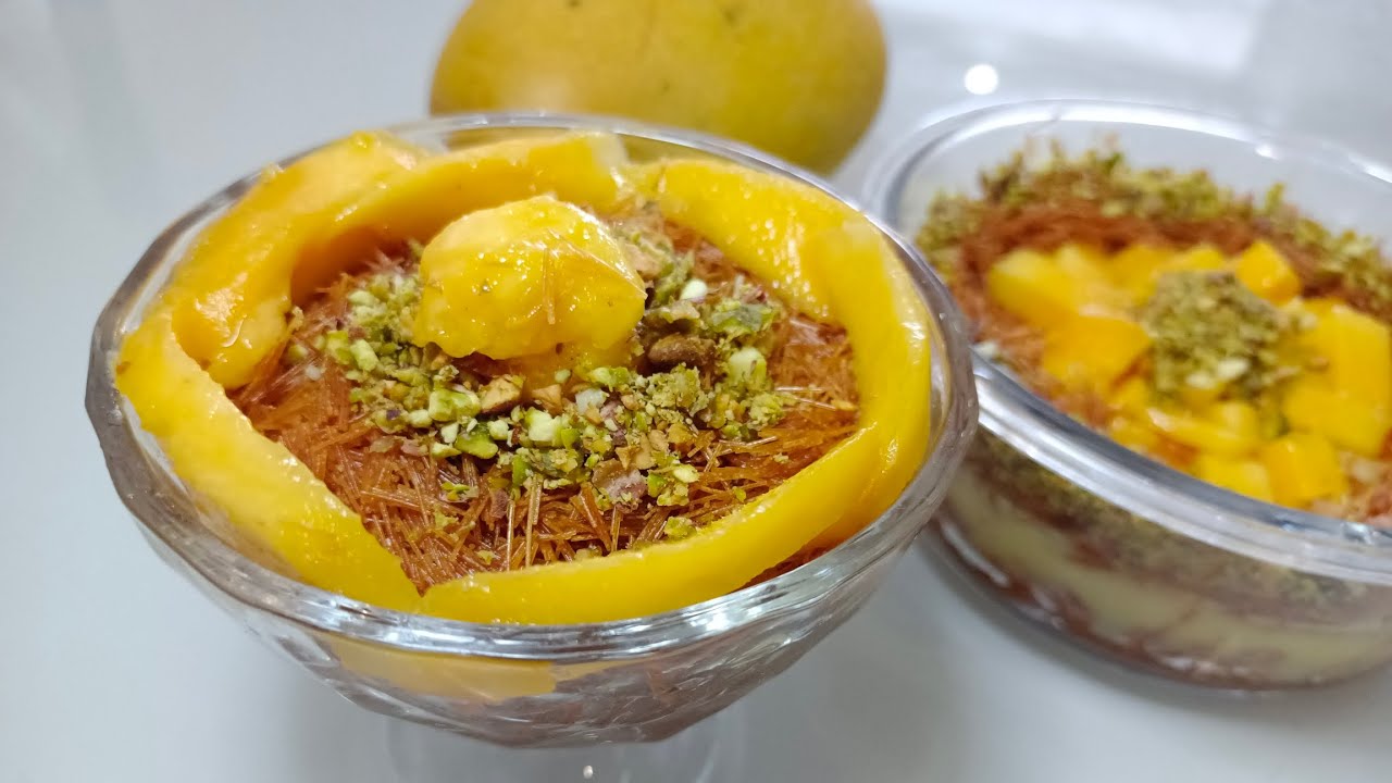 Mango Kunafa/ Arabic dessert/ Easy recipe - YouTube