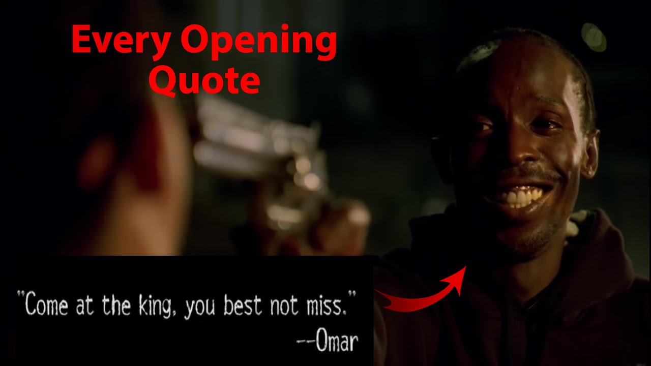 The Wire: Every Character saying their epigraph (opening quote) - YouTube