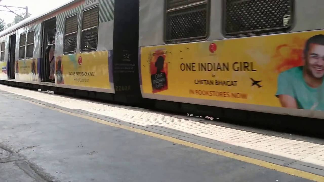 Local Train Arriving at Mumbai Central Railway Station Platform - YouTube