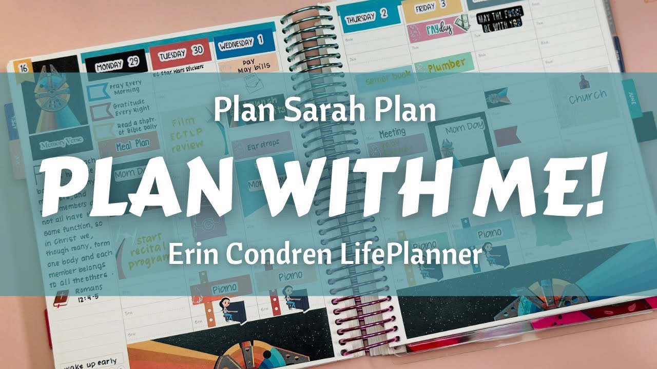 Plan With Me! | Apr. 29 - May 5 | Star Wars Theme | EC Teacher Planner ...