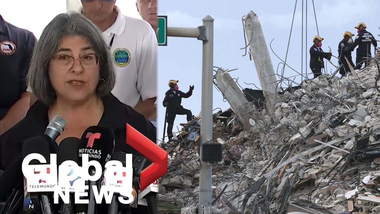 Surfside building collapse: Remains of 10 more victims found as search ...