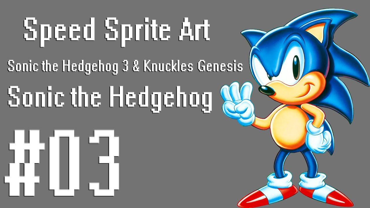 Speed Sprite Art #03 ~ Sonic the Hedgehog 3 & Knuckles (Genesis) - YouTube
