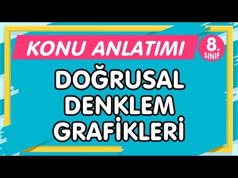 LGS DOĞRUSAL DENKLEMLERİN GRAFİKLERİ | 8.Sınıf Matematik YENİ NESİL Konu Anlatımı