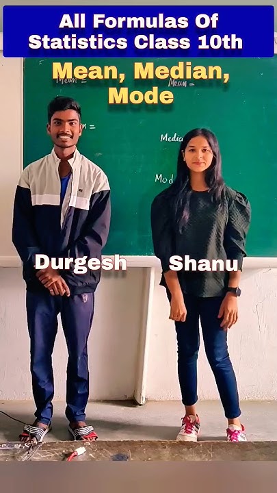 Formulas Of Statistics Class 10 | Mean , Median , Mode Formula #fun # ...
