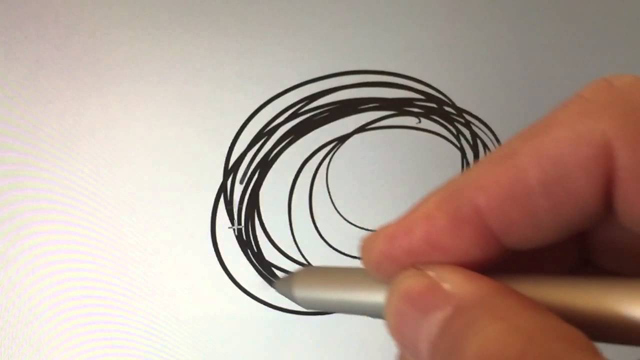 Slow mo drawing in Sketchable on m3 Surface Pro 4 - YouTube