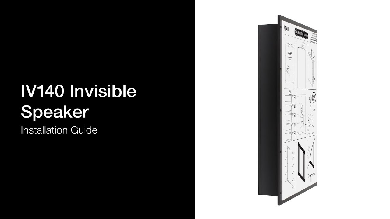 IV140 Invisible Speaker Installation Guide | Custom Install - YouTube