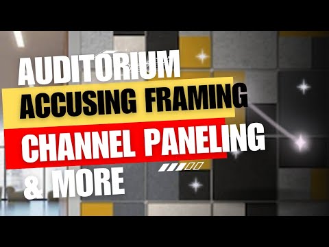 Step-by-step acoustic treatment tutorial|How to frame acoustic panels in an auditorium - YouTube