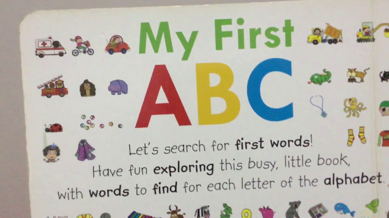 My first abc book - YouTube