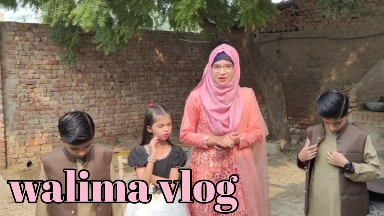 Walima Vlog || Village Wedding || Village Vlog - YouTube