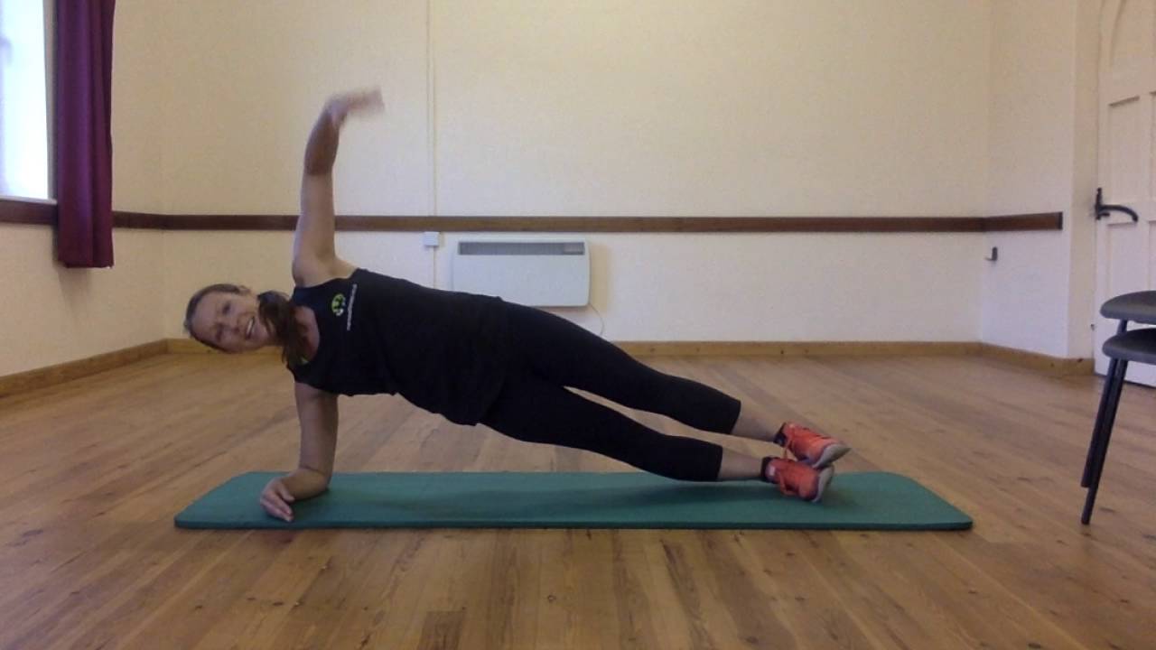 Side Plank - twist - YouTube