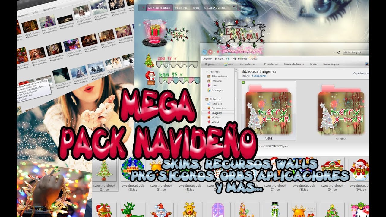 ♥•*ƑЄԼƖȤ ƝƛƔƖƊƛƊ MEGA REGALO PACK NAVIDEÑO - YouTube