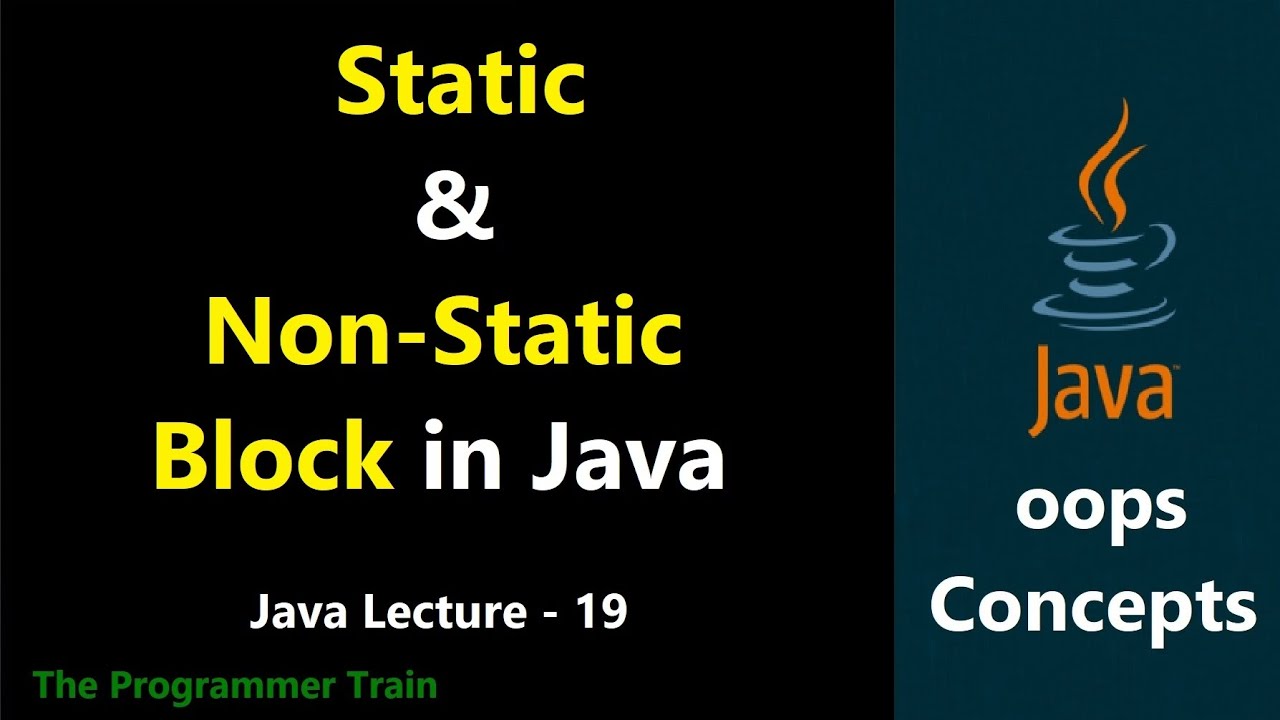 Static And Non Static Block In Java Blocks In Java Interview Java
