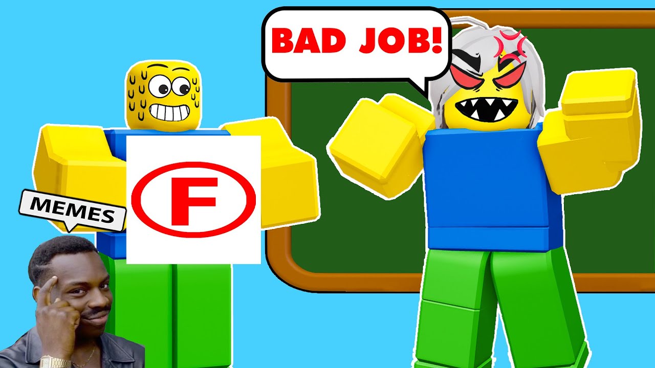 ROBLOX: Oops, I Failed My Math Test CHAPTER 2 Funny Moments (ALL ...