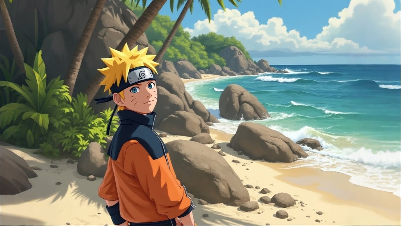 Naruto at the Beach 🏝️ - YouTube