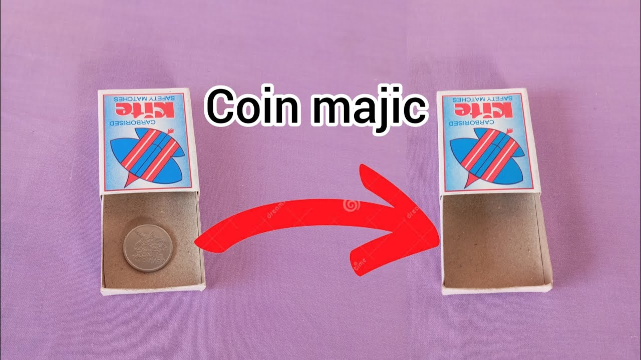 Match box majic trick / How to Make coin majic match Trick Fast way ...
