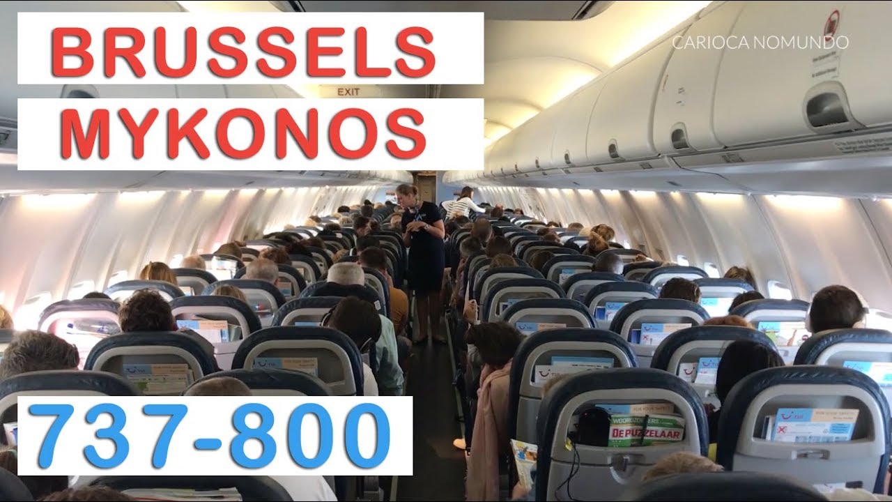TUIFLY B737-800 BRUSSELS - MYKONOS FULL FLIGHT REVIEW - YouTube