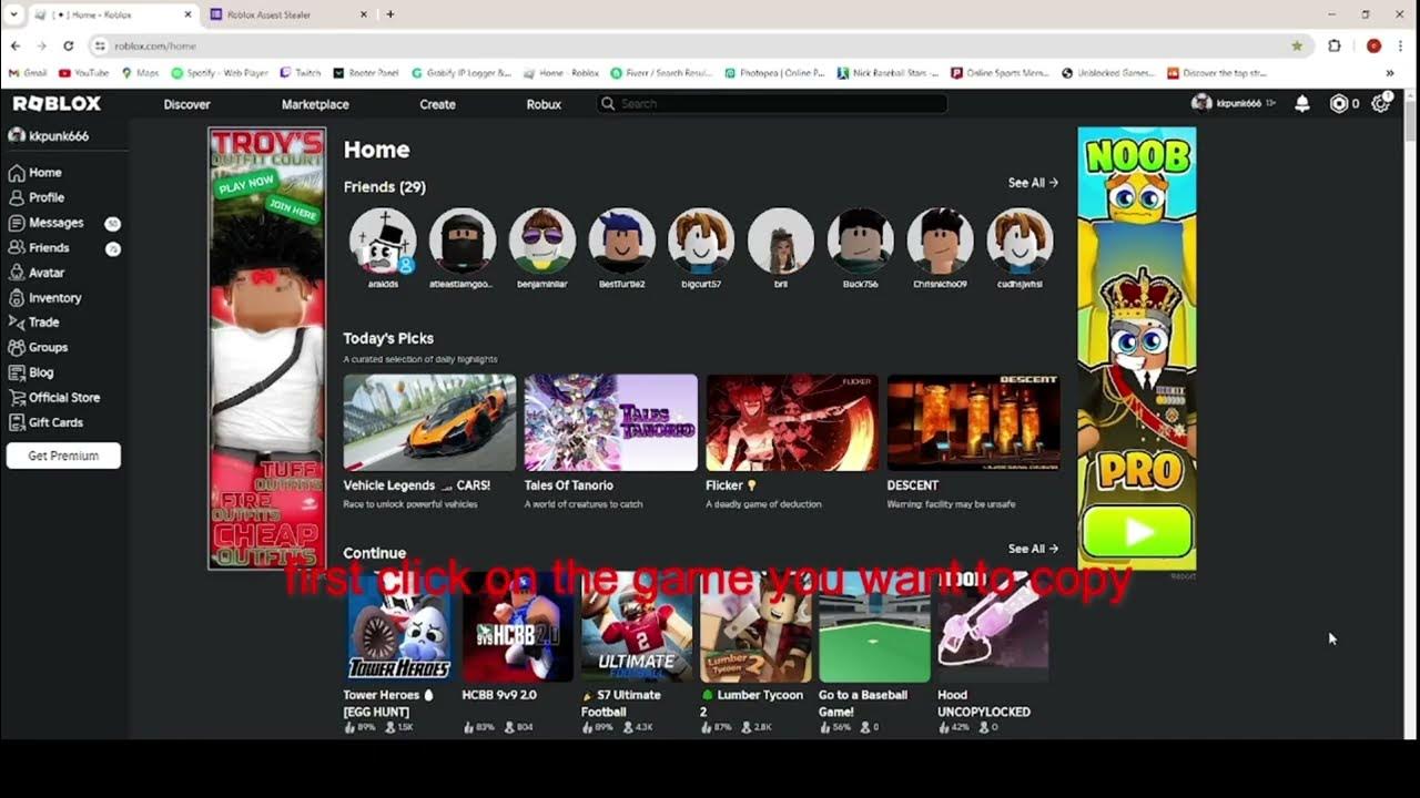 How to copy any roblox game WORKING!!!! - YouTube