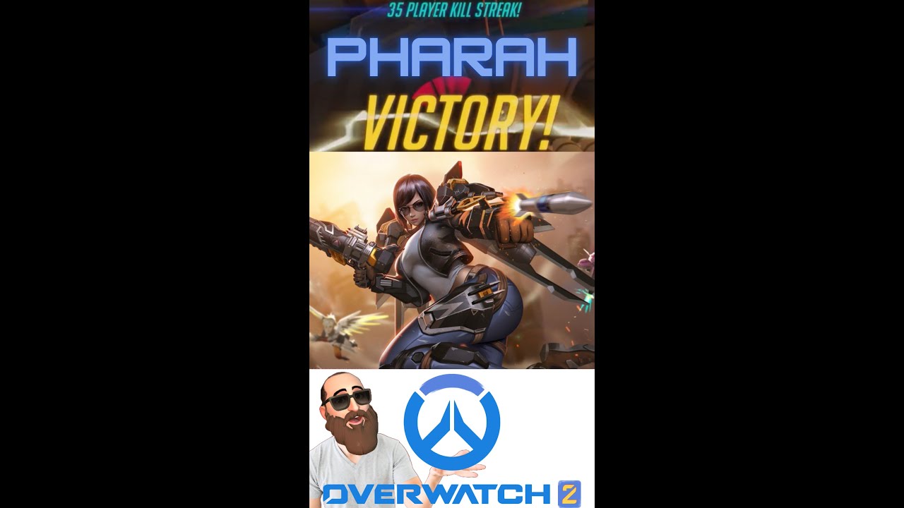 Overwatch 2: Pharah's Epic 35 Player Kill Streak with Ilari's Support - YouTube