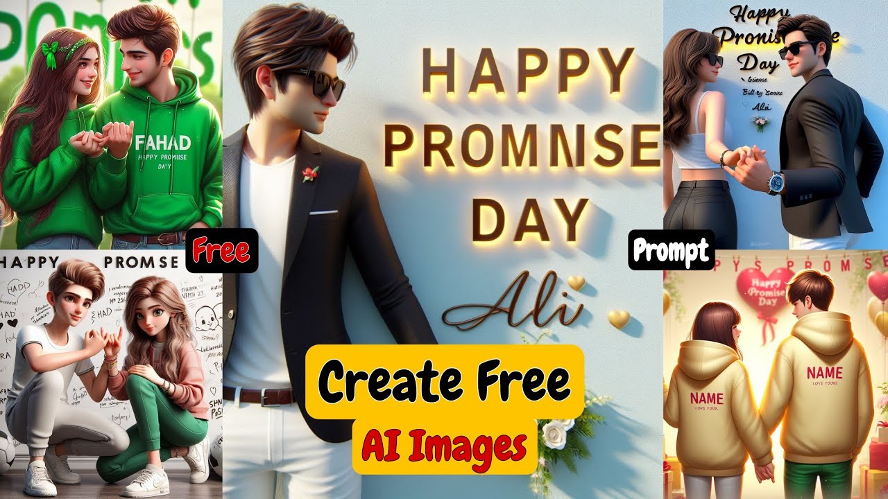 Create Happy Promise Day AI Image 2024 II Promise Day Name Editing II ...