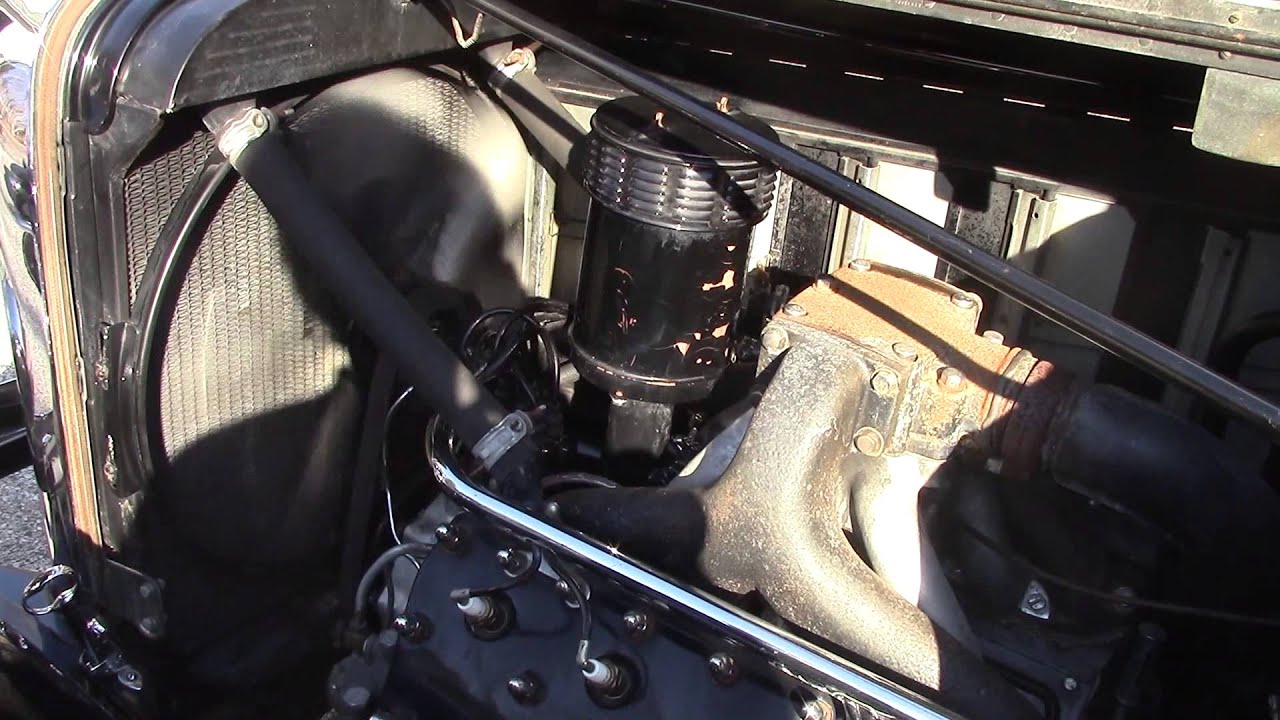 1932 Cadillac 7 Passenger Sedan Model 355-B, V-8 Video 1 - YouTube