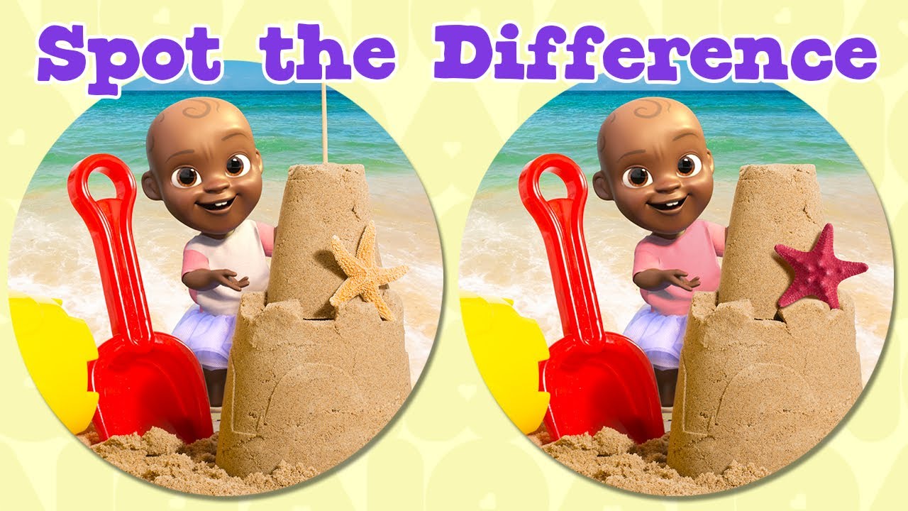 Qai Qai - Spot the difference | Interactive Games for Kids | Cartoons for Kids - YouTube