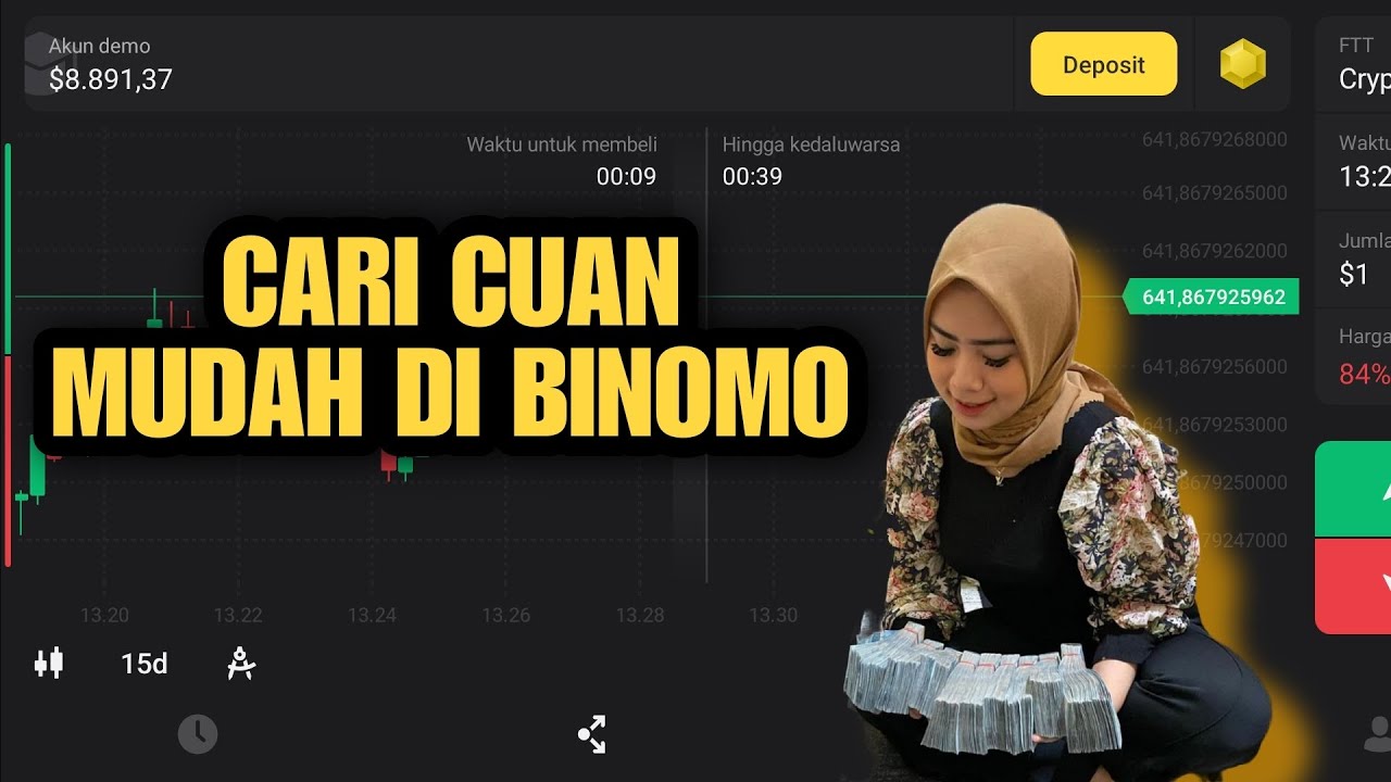 analisa TF 15 detik di binomo , algoritma tekanan dan dorongan - YouTube