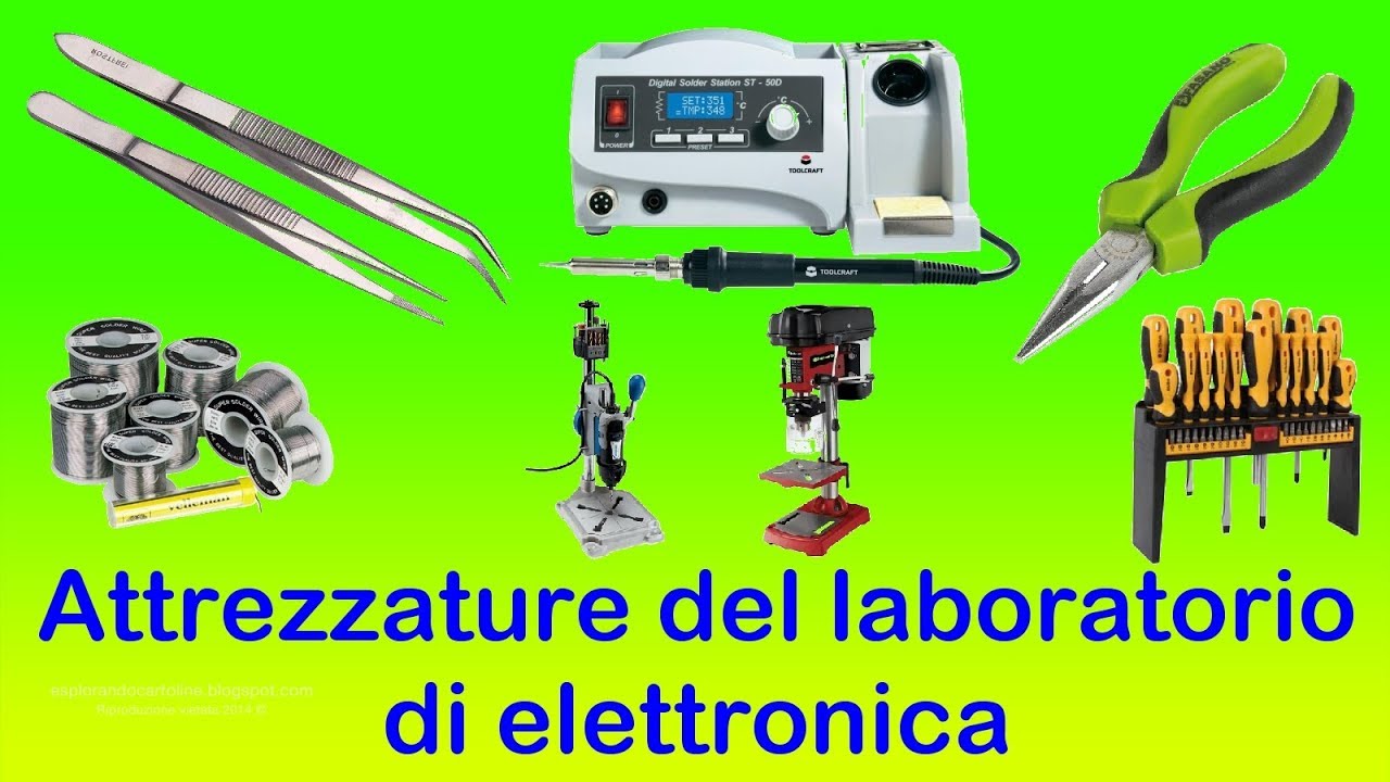 Attrezzature del laboratorio di elettronica - YouTube