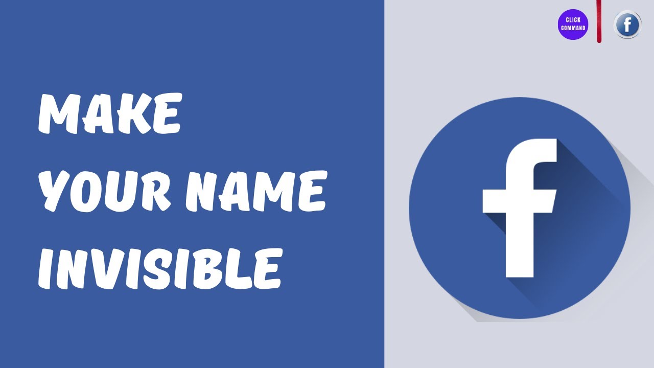 How to Make Invisible Name on Facebook I Create Facebook Invisible ...