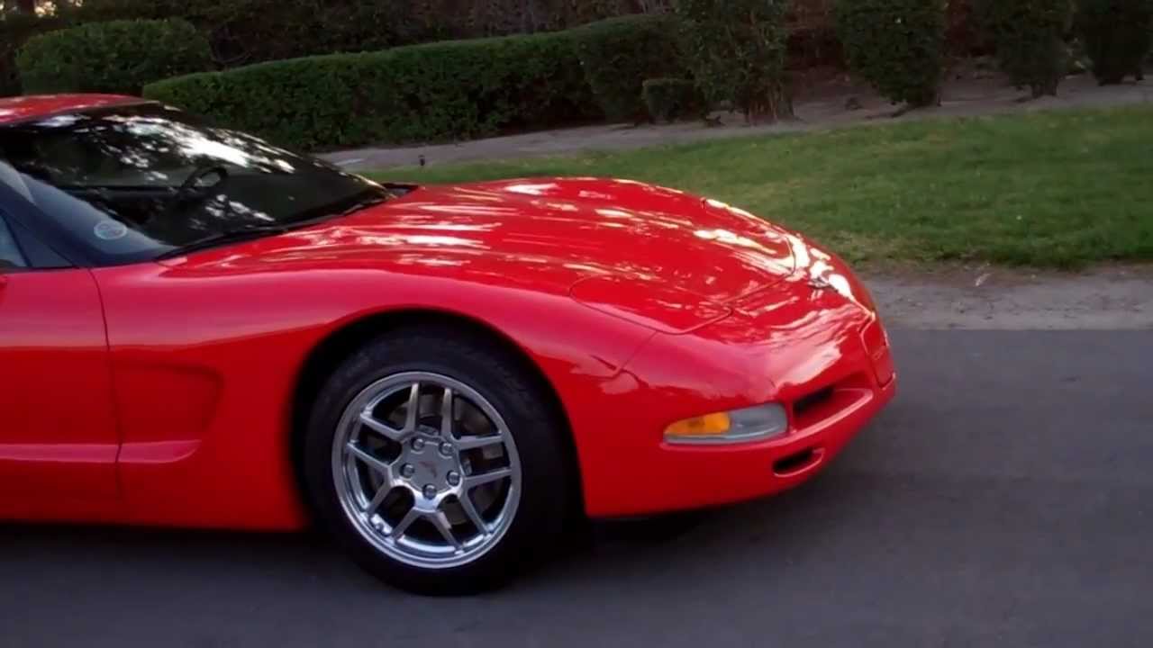 SOLD 2002 Red Corvette Coupe for 4 sale by Corvette Mike - YouTube