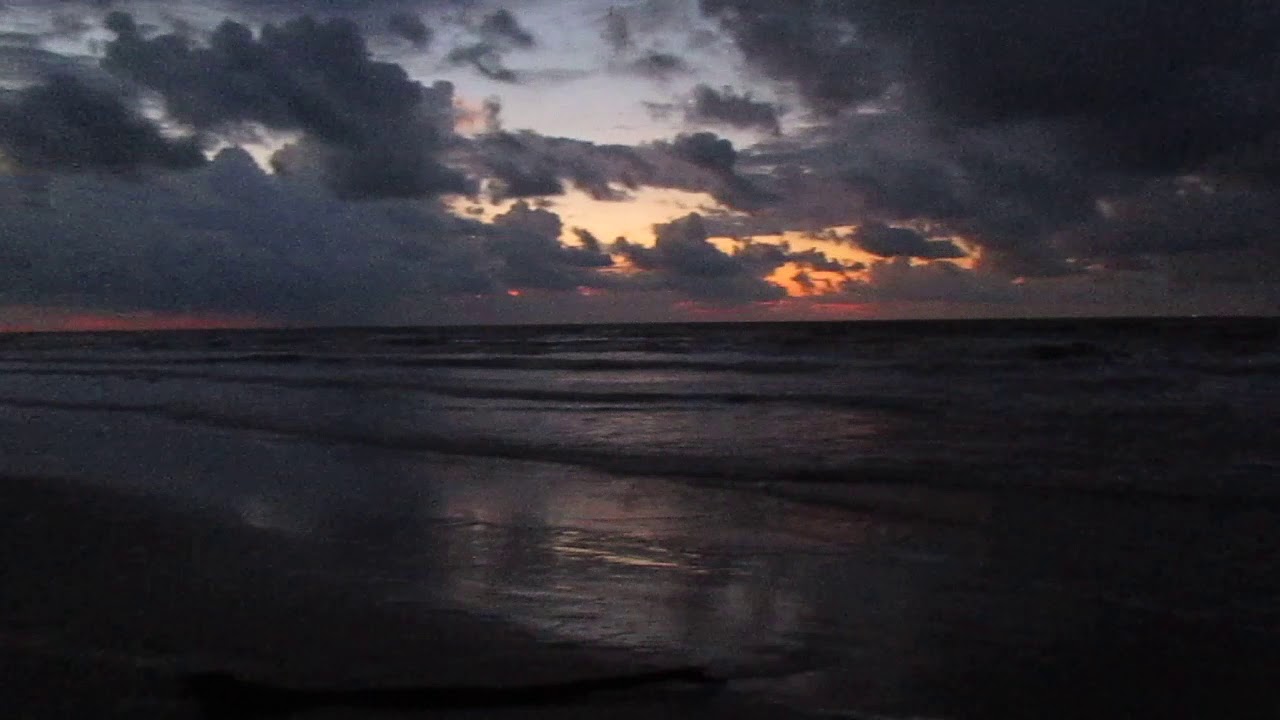 Sargent Beach, Texas early in the morning - YouTube