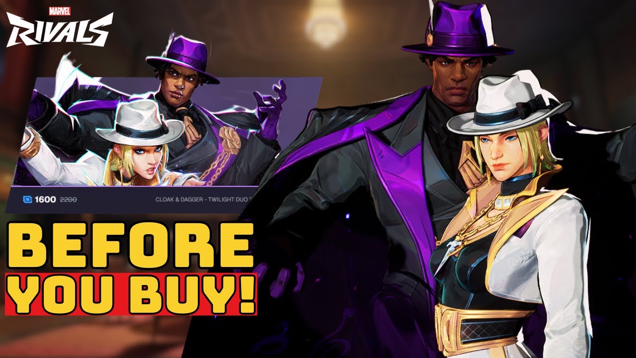 CLOAK AND DAGGER TWILIGHT DUO SKIN SHOWCASE | Before You Buy - Marvel ...