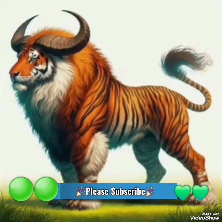 Combining animals with tigers - YouTube