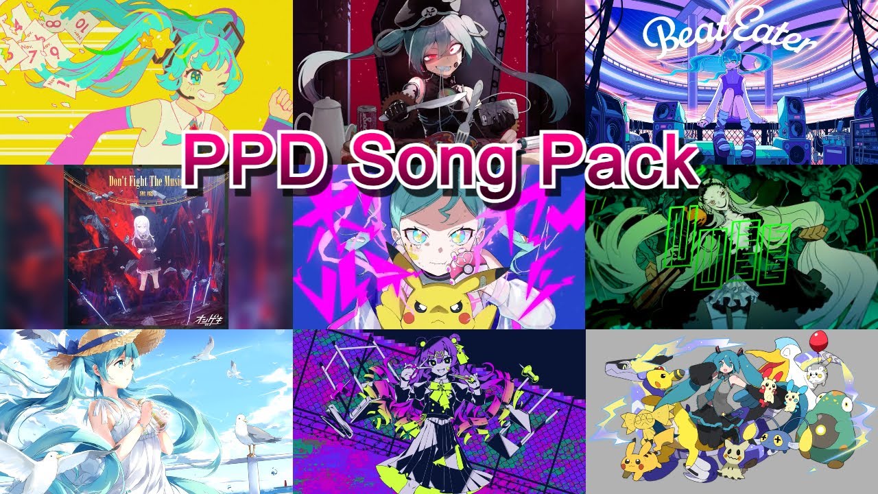 PPD Project Diva song pack update - Full song list - YouTube