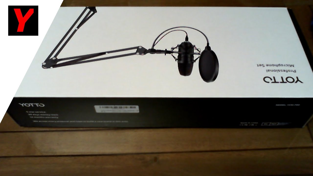 UNBOXING MICROFONO YOTTO!!!*professionale* - YouTube