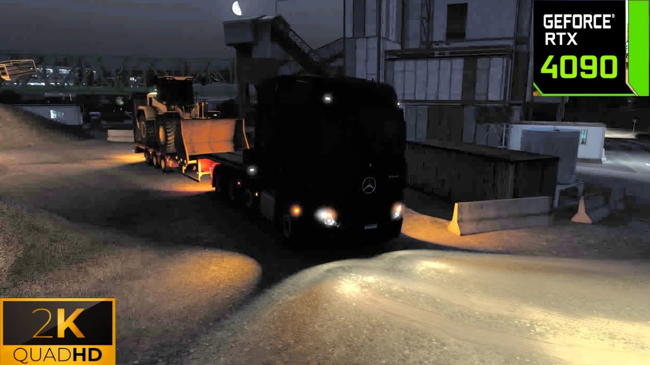 The Most Realistic Light Effect At Night Mod || Euro Truck Simulator 2 ...