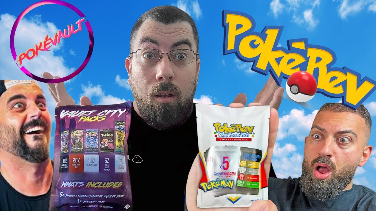"Mystery Pokémon Packs Face-off: PokeRev vs. PokeVault" - YouTube