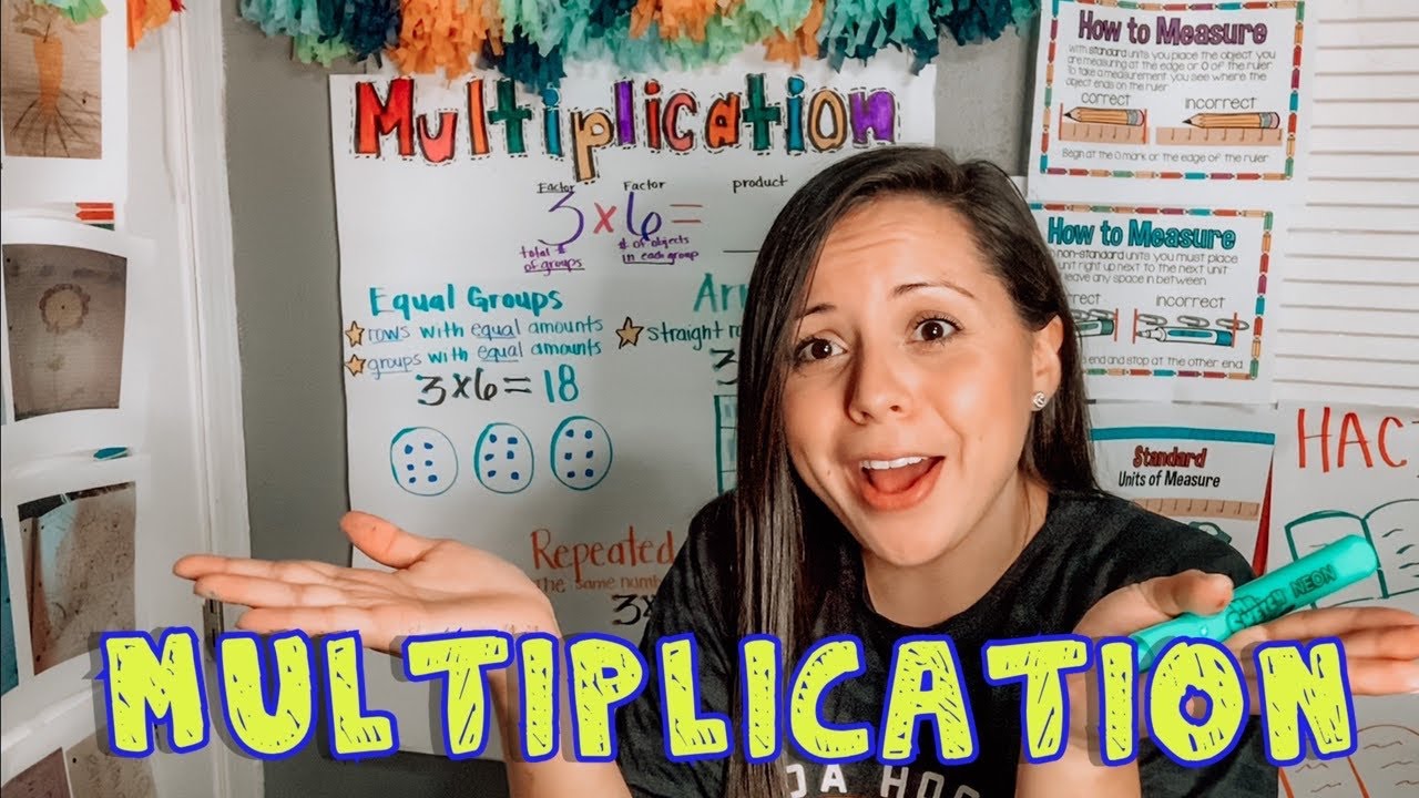 Multiplication Using Equal Groups, Arrays, & Repeated Addition | Teacher Life - YouTube