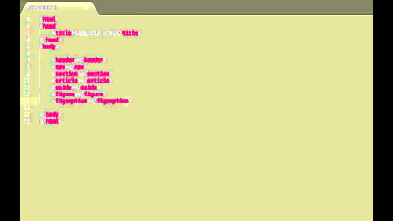 Semantic Markup with HTML5 - YouTube