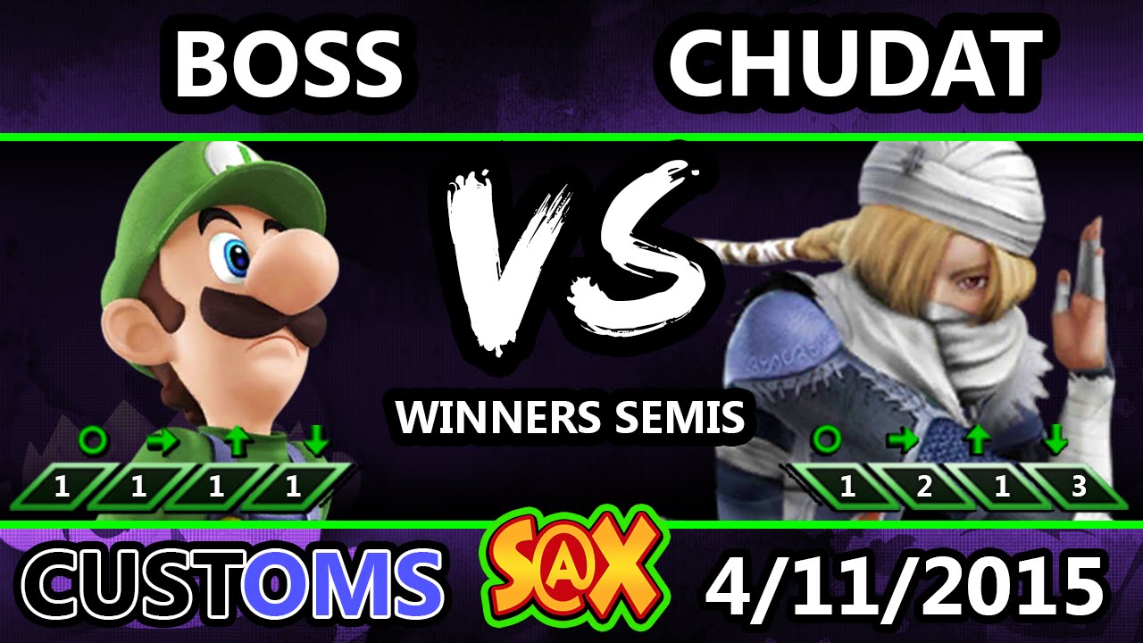 S@X Customs - MOR | Chudat (SHeik) Vs. MVG | Boss (Luigi) SSB4 Winners ...