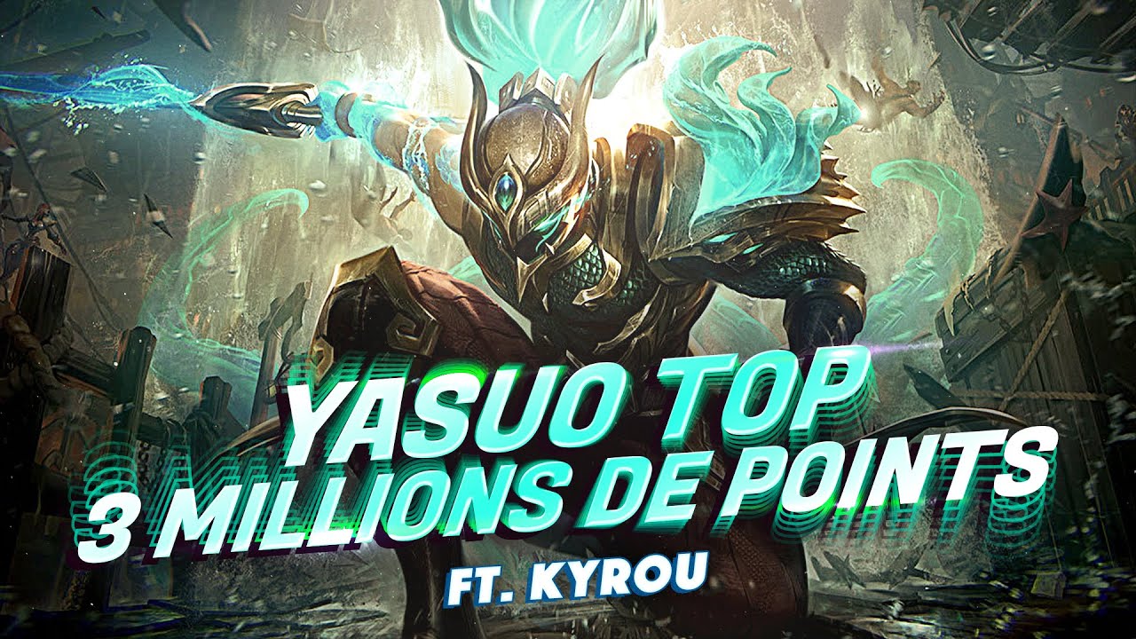 Il à 3 MILLION de point de maîtrise sur Yasuo TOP en MASTER 400 LP(Ft ...