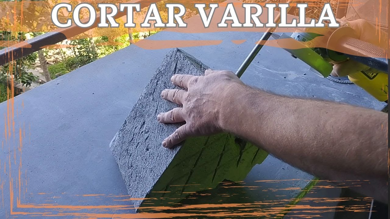 Trucos para Cortar Varilla Metálica con Amoladora para anclaje - YouTube